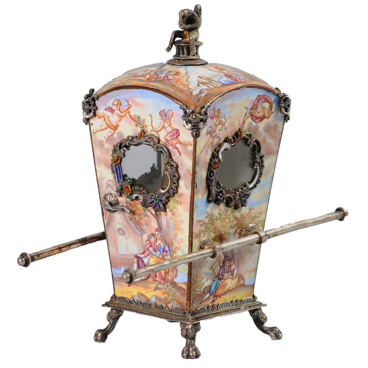 Viennese Enamel Perfume Bottle Sedan Chair, Austria, c.1866 – Bookmark ...